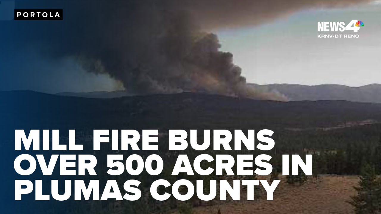 Gold Complex Fire burns over 700 acres in Plumas County - YouTube