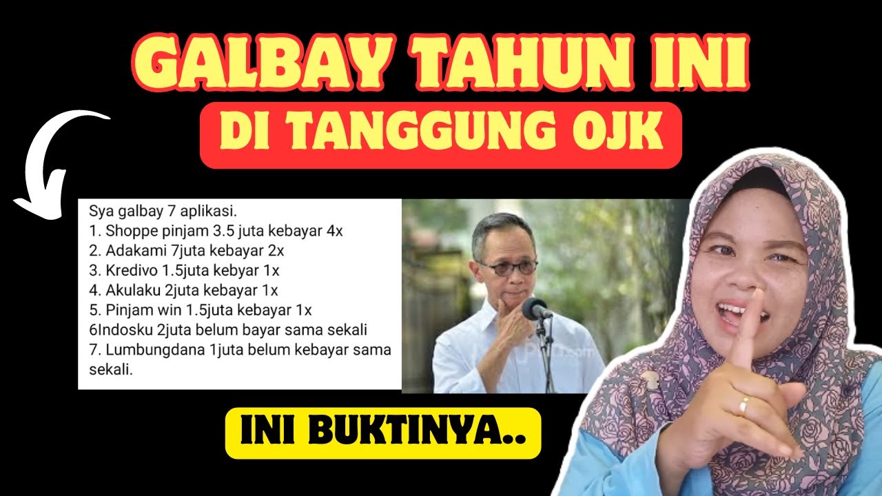 HORE.. SHOPEE, PINJAM WINWIN, INDOSAKU, ADA KAMI, GALBAY DILINDUNGI OJK ...