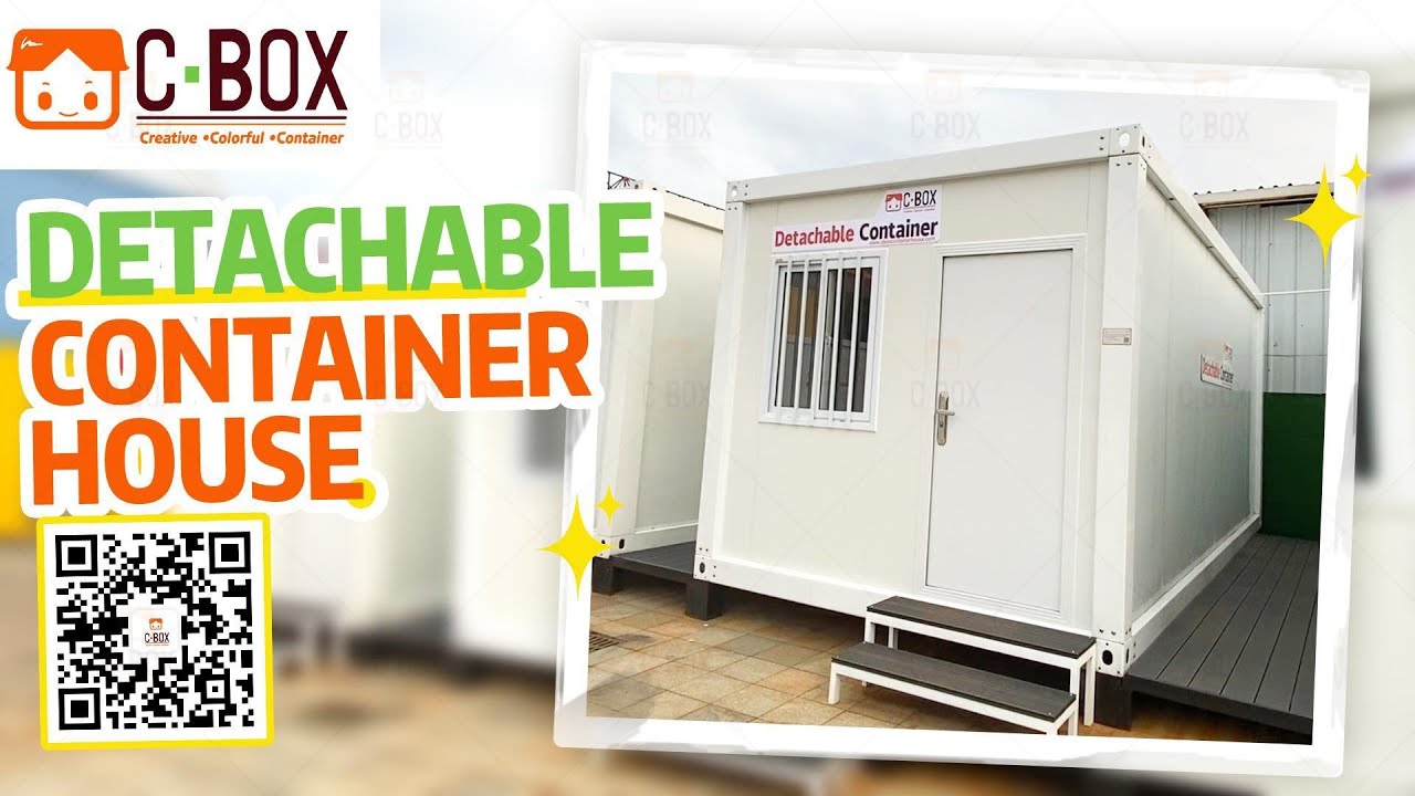 CBOX Detachable Container House - YouTube