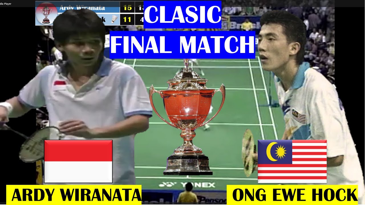 ARDY WIRANATA (INA) VS ONG EWE HOCK (MAS) || 1994 THOMAS CUP FINALS ...