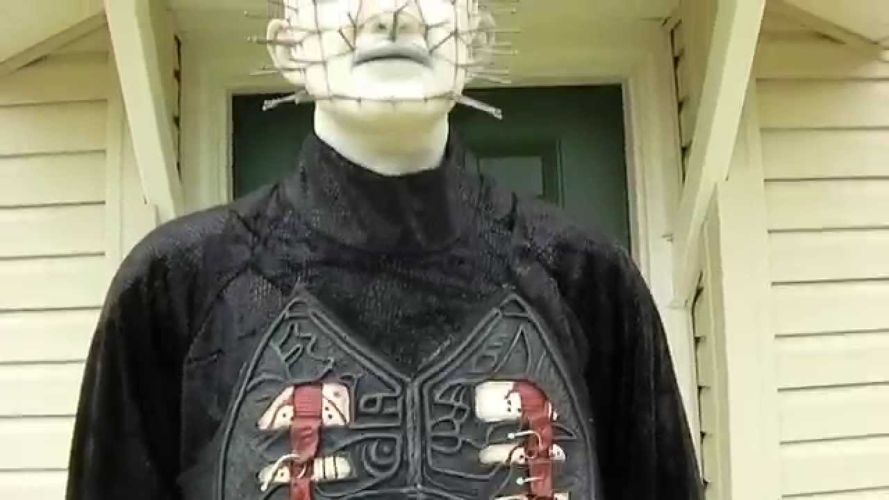Pinhead Costume Life-sized Silicone Mask - YouTube