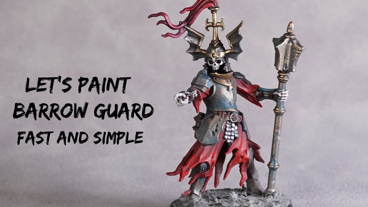 How to Paint: Barrow Guard for Warhammer Age Of Sigmar's Soulblight ...