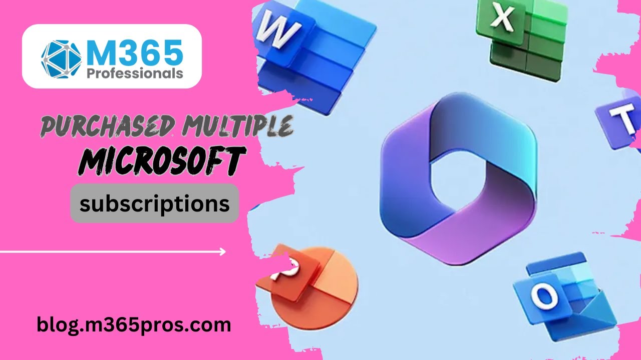 Purchased multiple Microsoft subscriptions! - YouTube