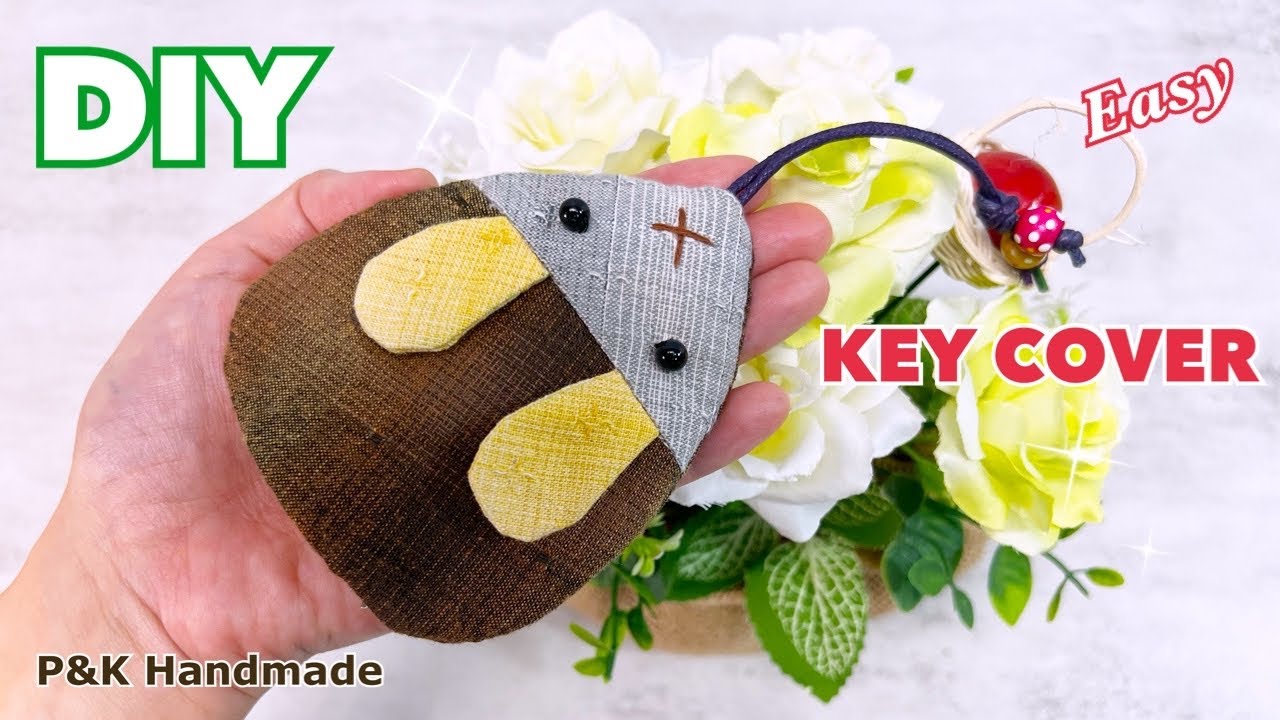 Easy To Make Keychain💗How to Make Cut Key Cover | Gift Ideas | Sewing ...