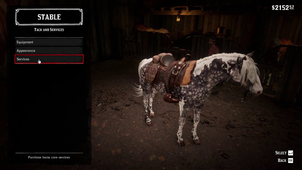 RDR 2 Silver Dapple Pinto Missouri Fox Trotter stable spawn *maybe ...