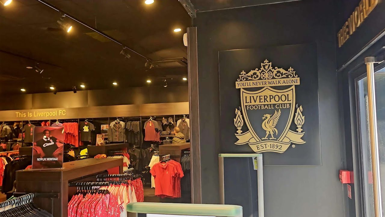 Visiting Liverpool Official Club Store On Match Day! - YouTube