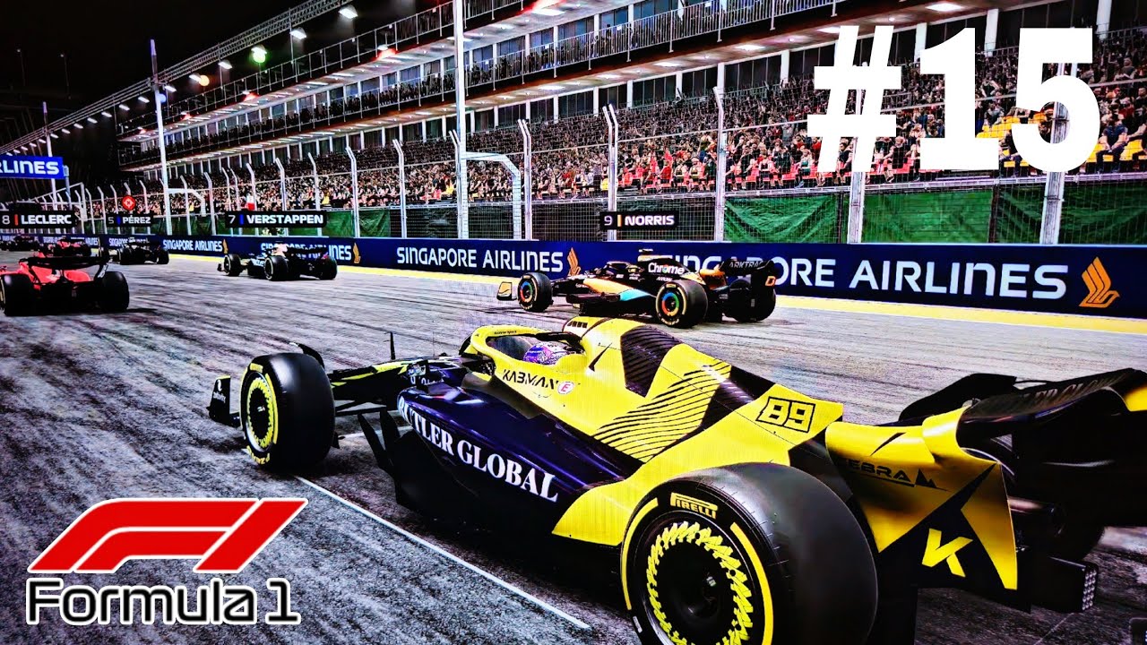 F1 23 Breaking Point 2 : Singapore Grand Prix | Aiden Jackson Is Back ...
