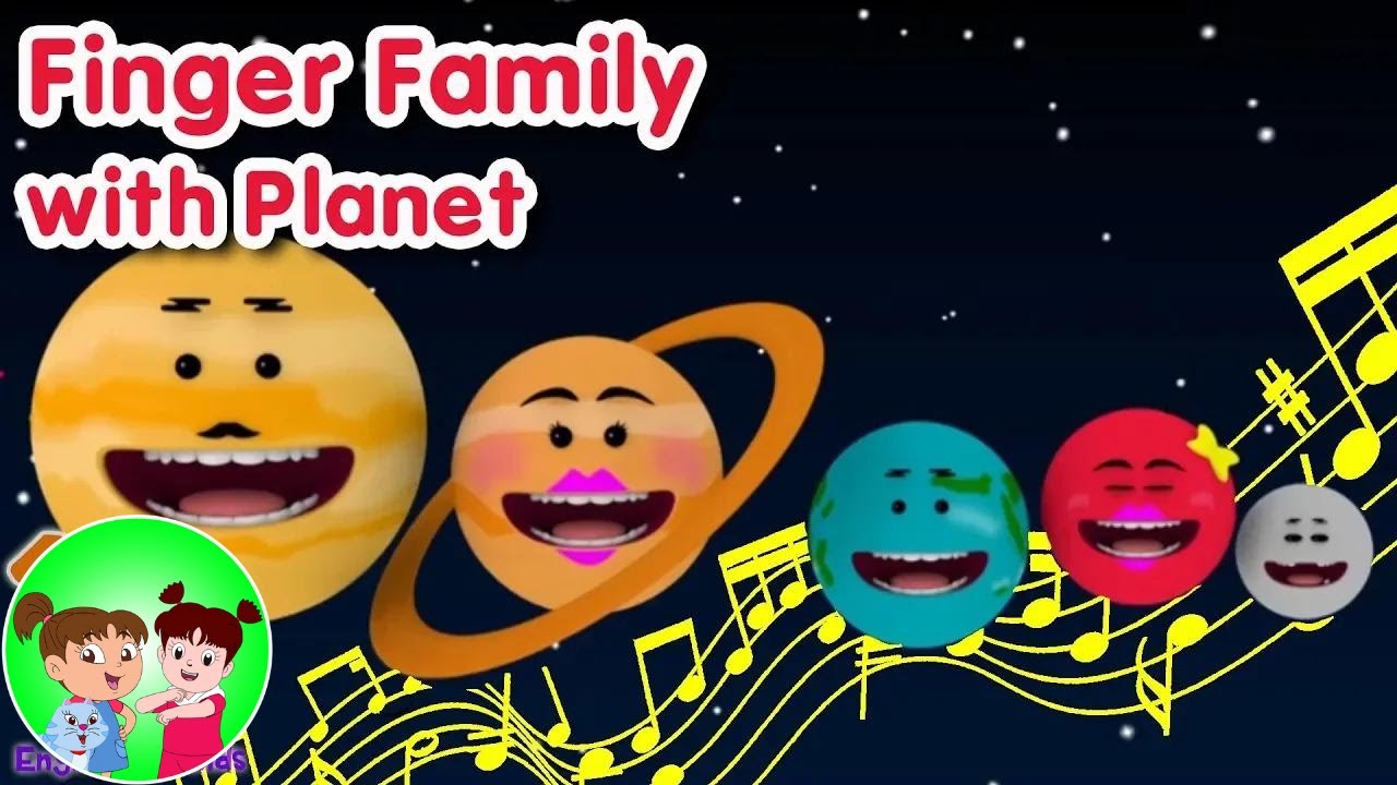 Bernyanyi Lagu Bahasa Inggris Finger Family with Planet | Kartun Anak ...
