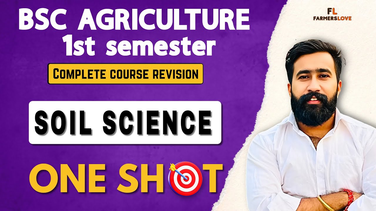 FUNDAMENTAL OF SOIL SCIENCE | Bsc Agriculture 1st Year first Semester ...