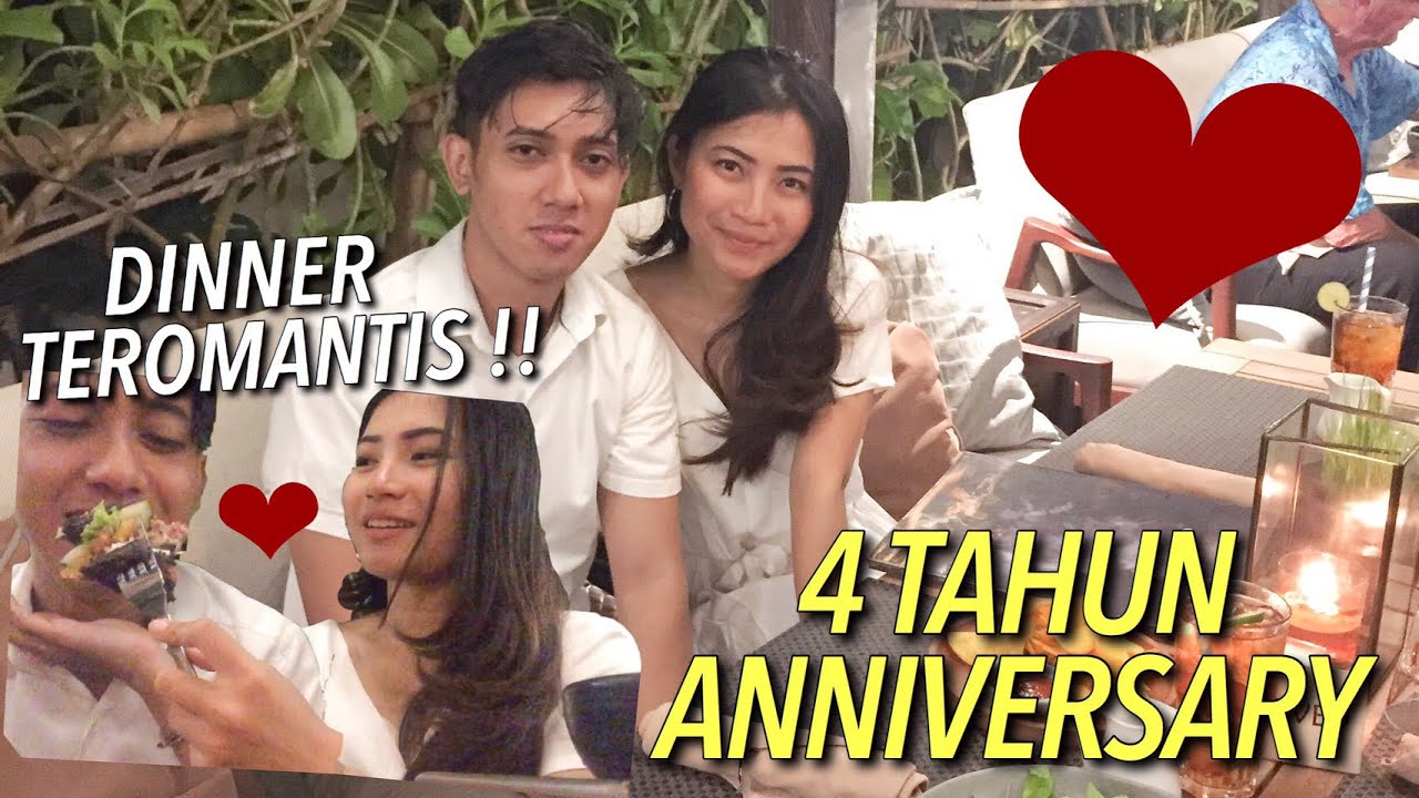 DINNER ROMANTIS BIKIN BAPER BARENG PACAR ! ANNIVERSARY YANG KE 4 BIKIN ...