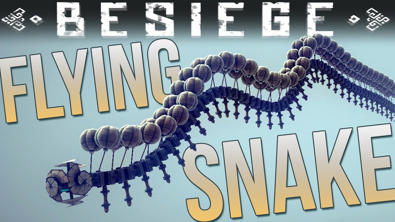 Besiege Alpha Vehicle Designs - Flying Snake - Realistic Tank - Best ...