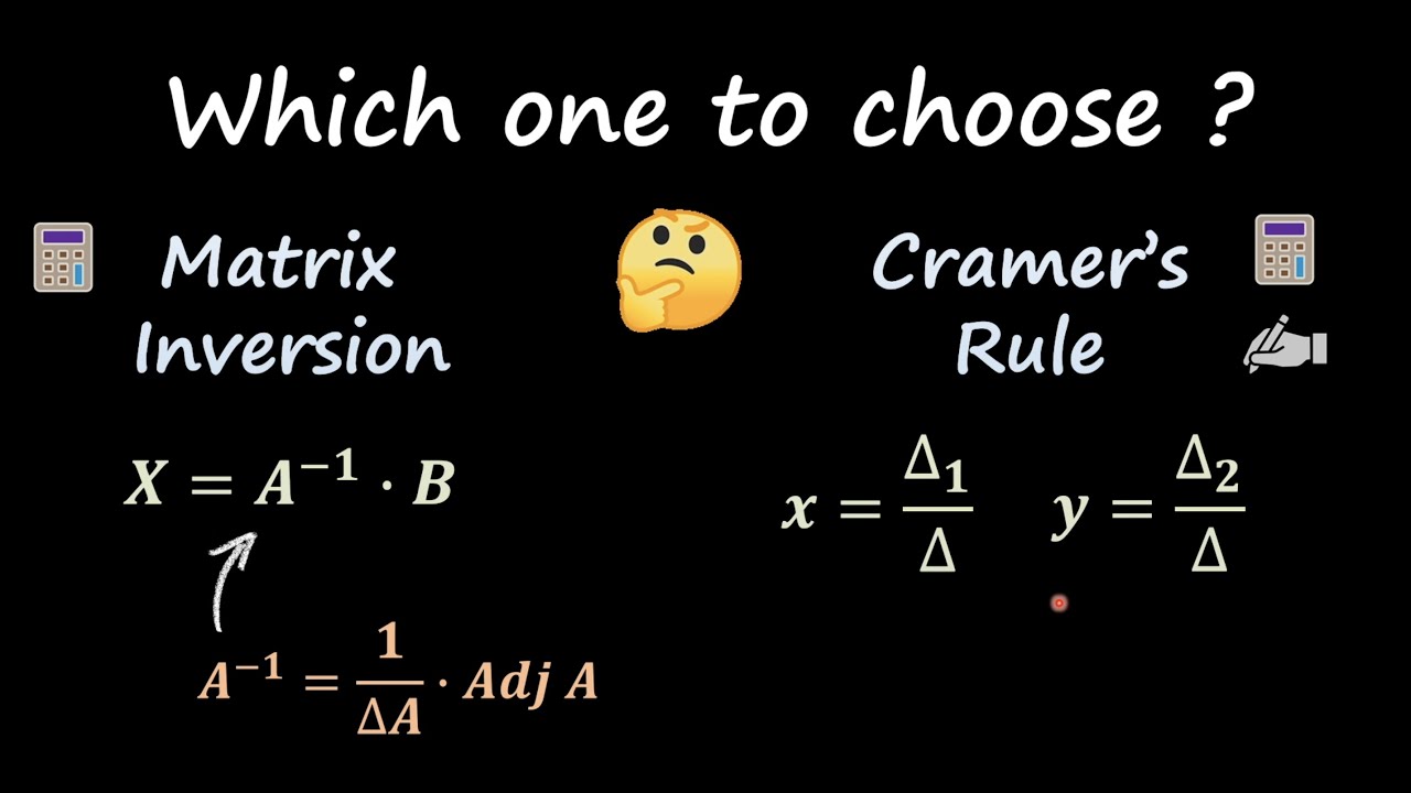 Chapter 3 - Methods of Analysis: Linear Algebra Review (Video 3) - YouTube