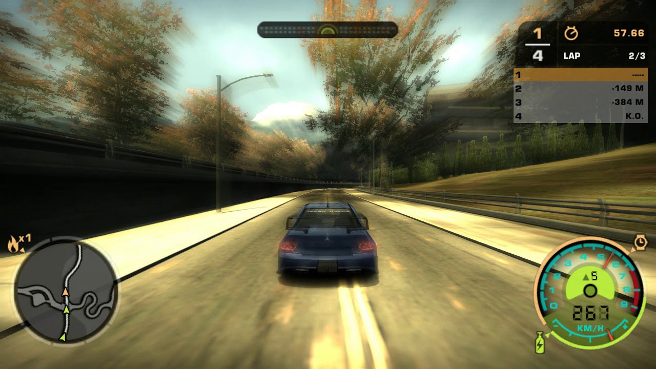 Need For Speed Most Wanted - Mitsubishi Lancer Evo - YouTube