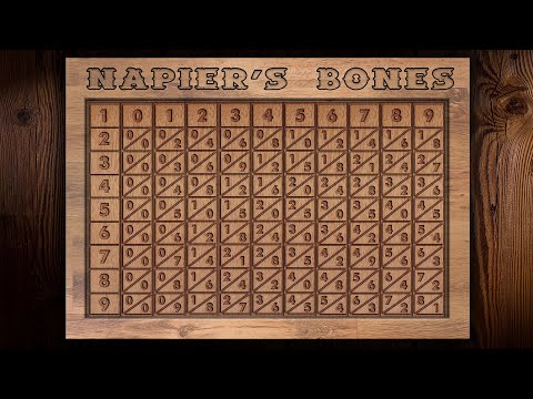 Napier's Bones (The old calculator | Multiplication & Division)