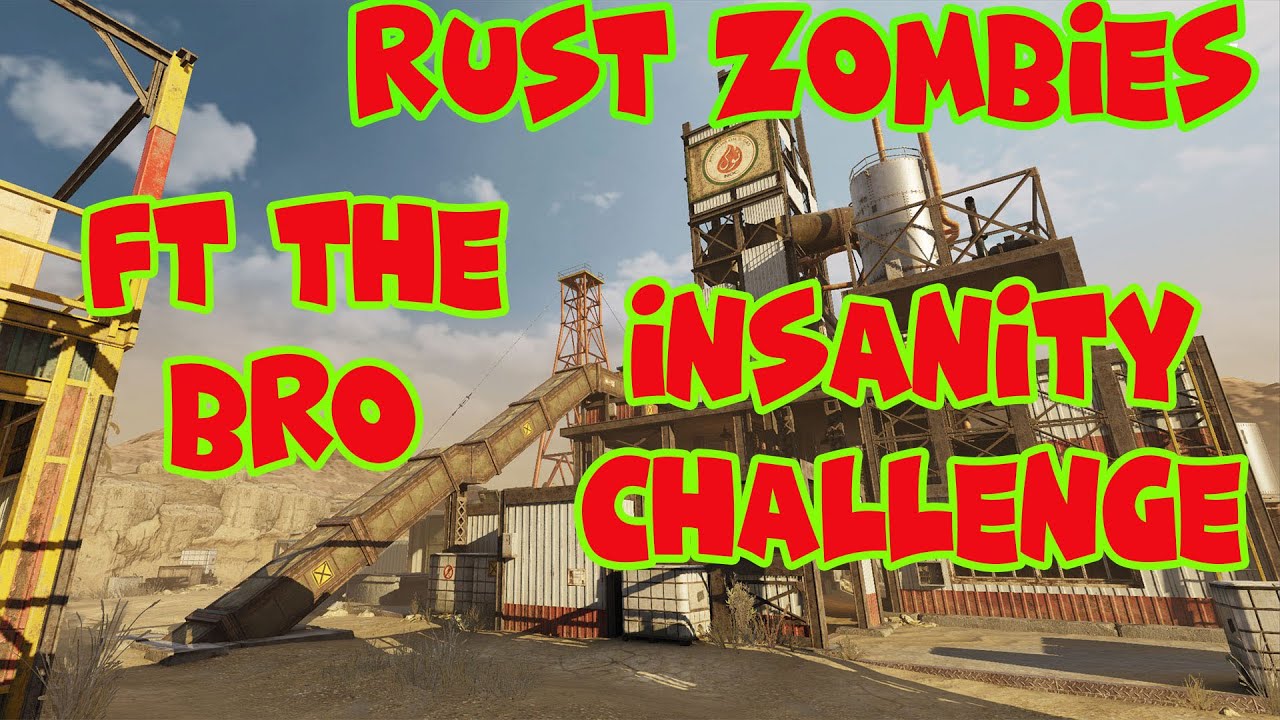 B03 Rust Custom Zombies Challenges Ft The Bro - YouTube