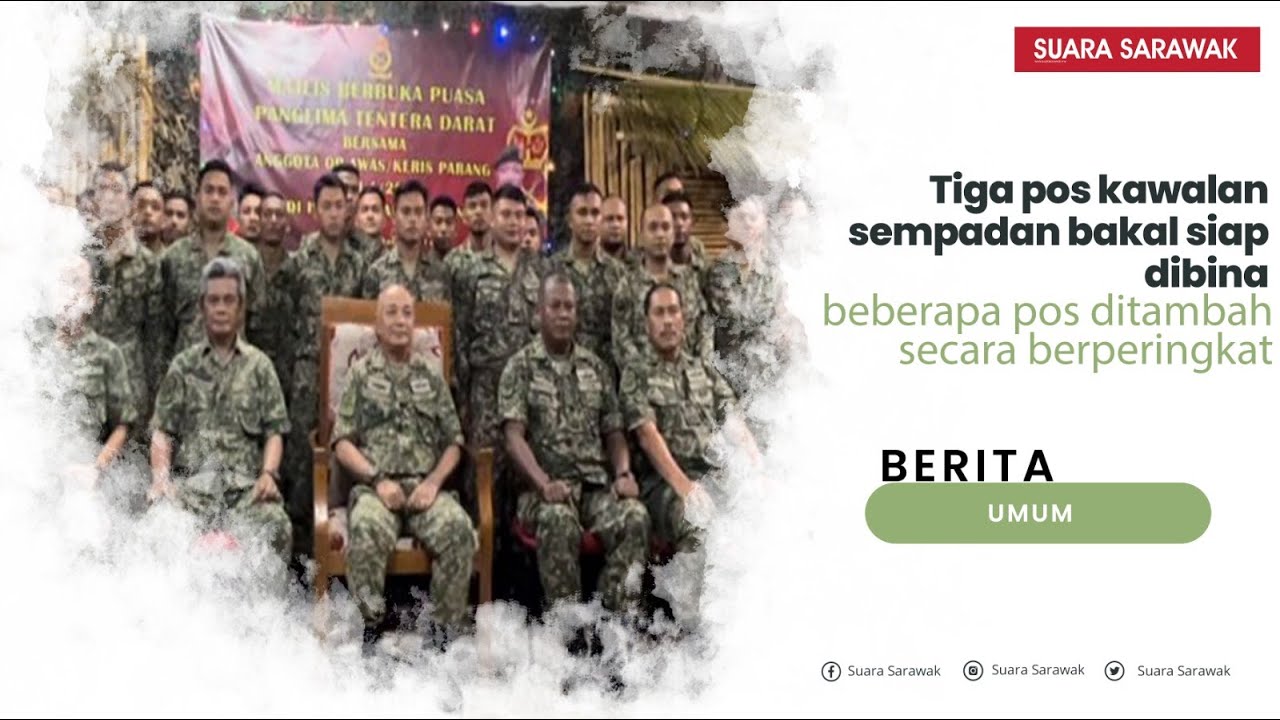 Tiga pos kawalan sempadan bakal siap dibina, beberapa pos ditambah ...