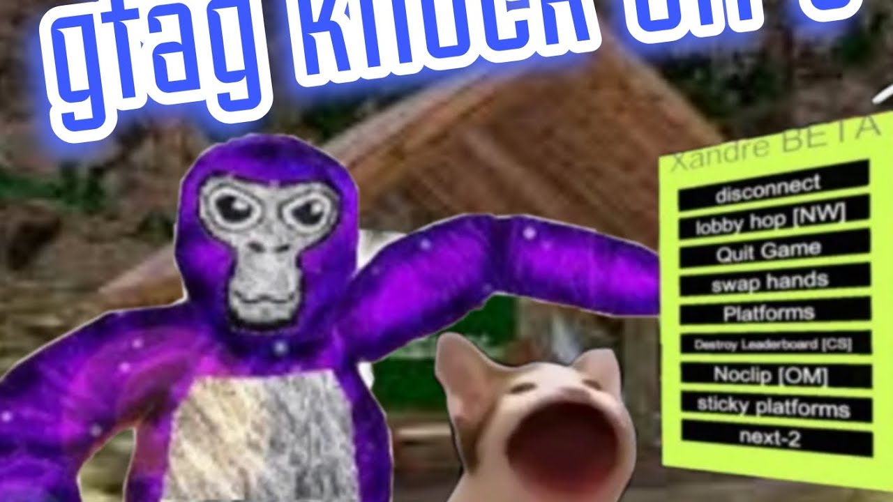 Showing you guys modded gorilla tag knock off's - YouTube