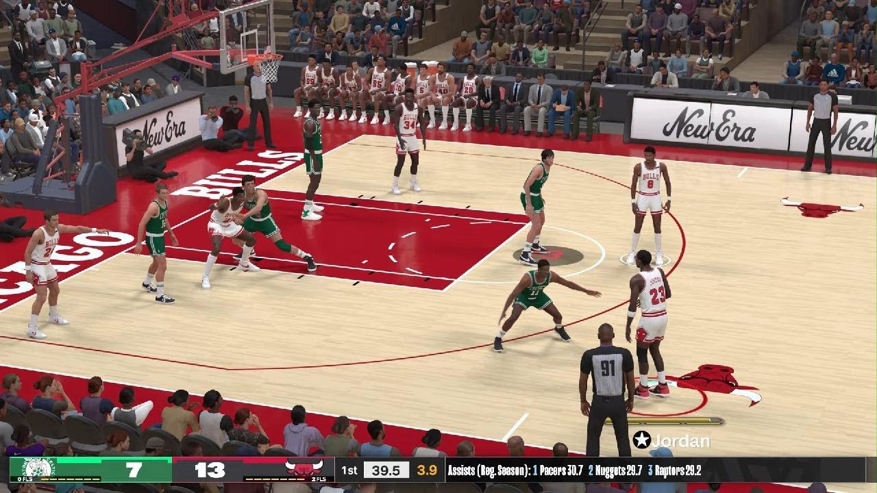 NBA 2K24. MJ's Ball Handling With The Extra Point - YouTube