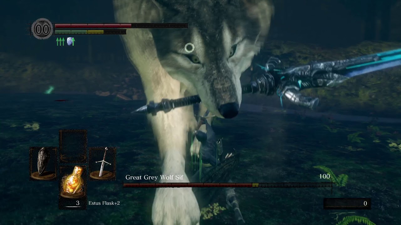 DARK SOULS™: REMASTERED Great Grey Wolf Sif - YouTube