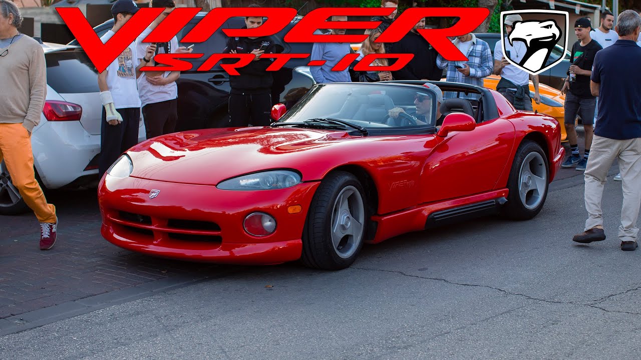 Dodge Viper 1993 are now in Israel מפגש צהלה - YouTube