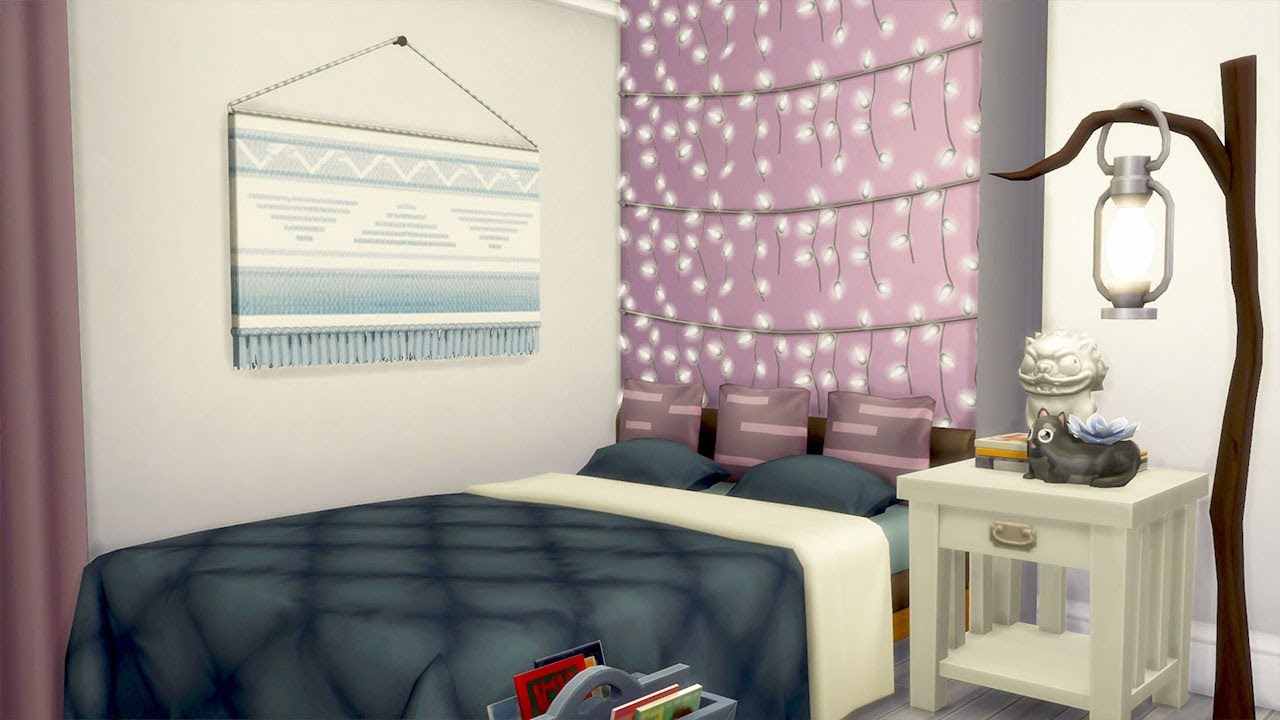 TEEN TUMBLR BEDROOM // The Sims 4: Room Build - YouTube