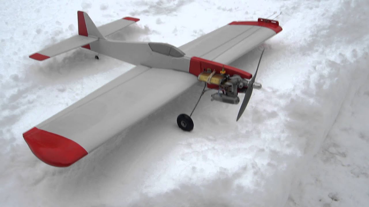 Control Line Model Snowbird. Engine: OS 46 LA - YouTube