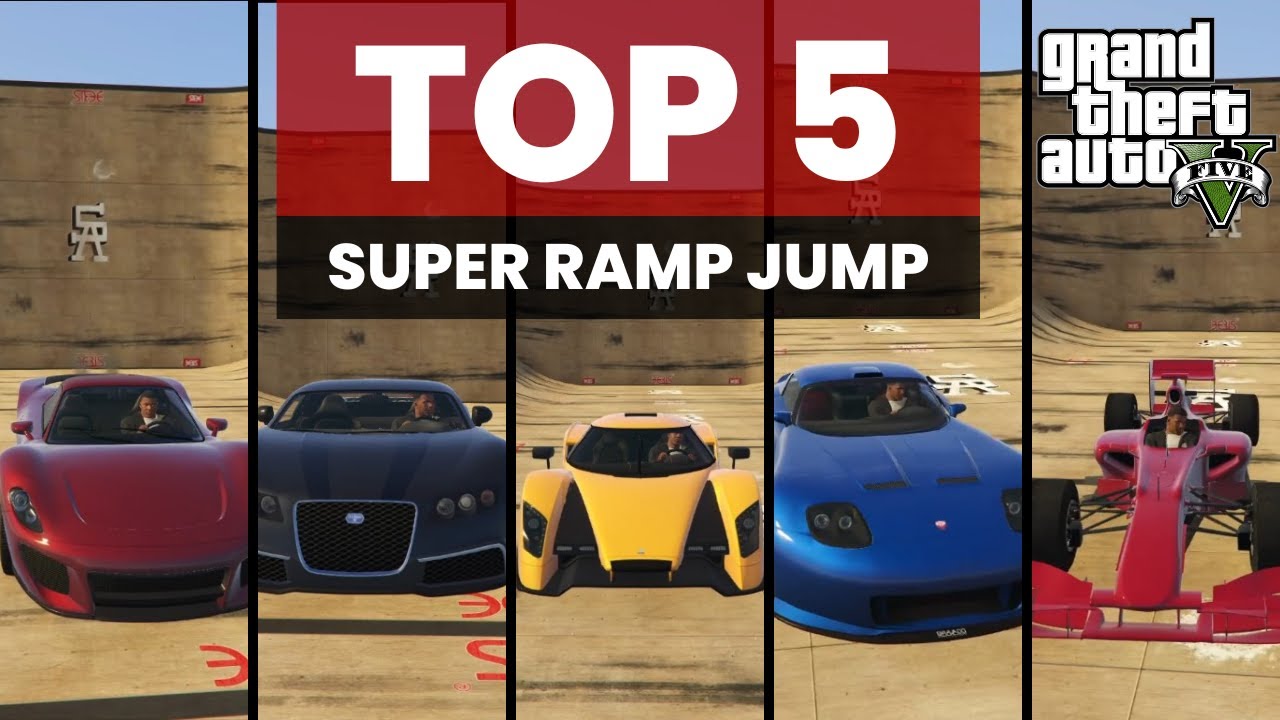 Top 5 Super Ramp longest Jump Cars #shorts #gamemagicians - YouTube