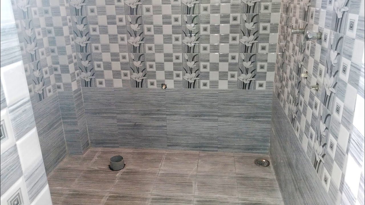 bathroom farsh tiles work | Bathroom wall tiles work 🔥🔥 - YouTube