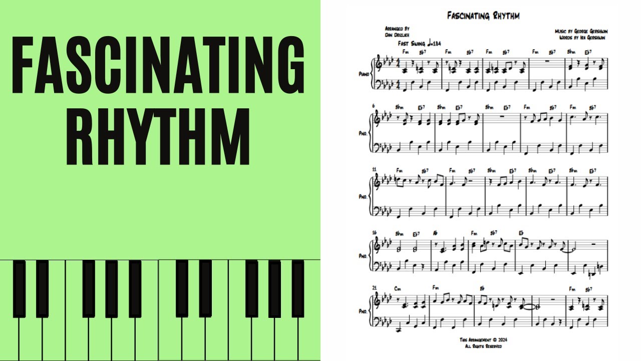 Fascinating Rhythm, Piano [with score] - YouTube