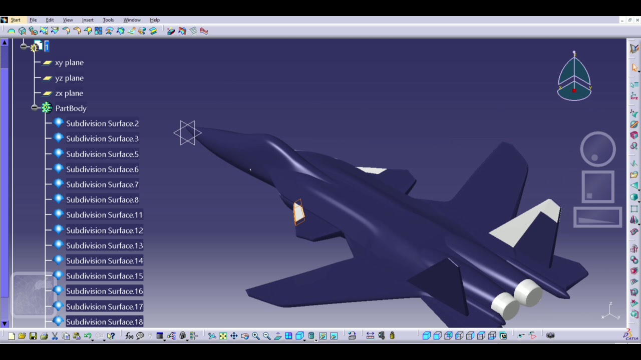 Demo drawing Sukhoi SU-47 Berkut - YouTube