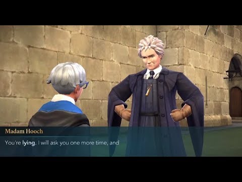 [Harry Potter Hogwarts Mystery] TRYING TO BORROW A BROOM FROM MADAM ...