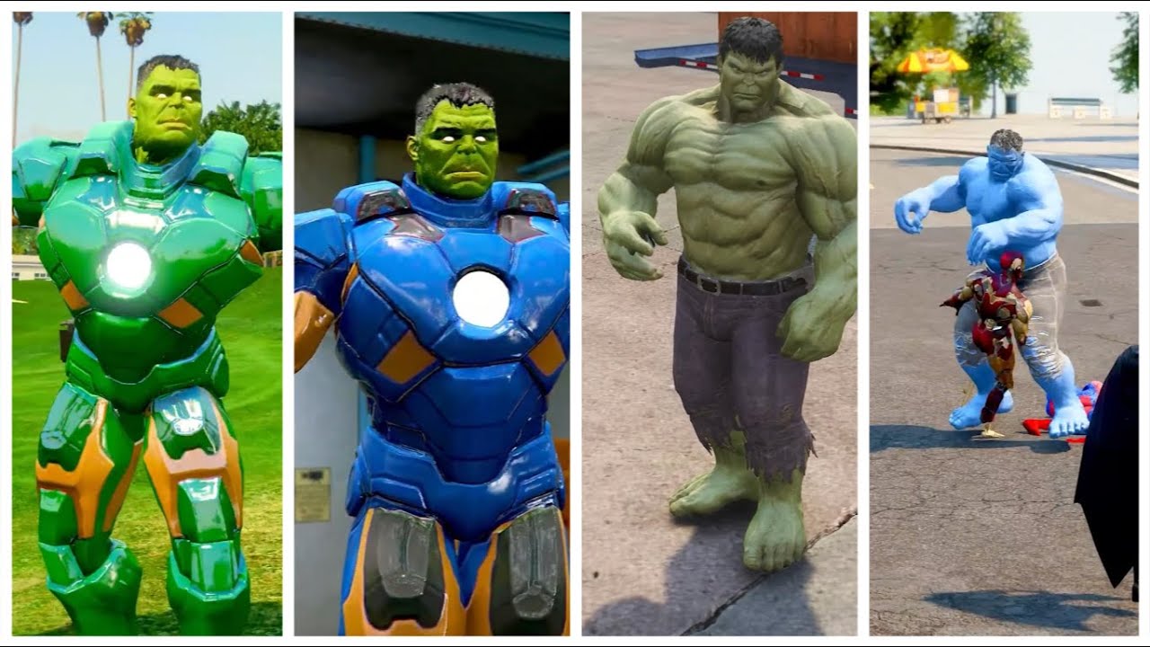 MARVEL SUPERHERO BATTLE #170 HULK VS MEGA HULK VS SUPER HULK VS ...