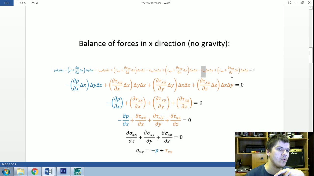 The stress tensor in Navier Stokes - YouTube