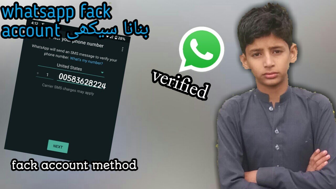 How to create whatsapp fack account. in unlimited U.S. number. - YouTube