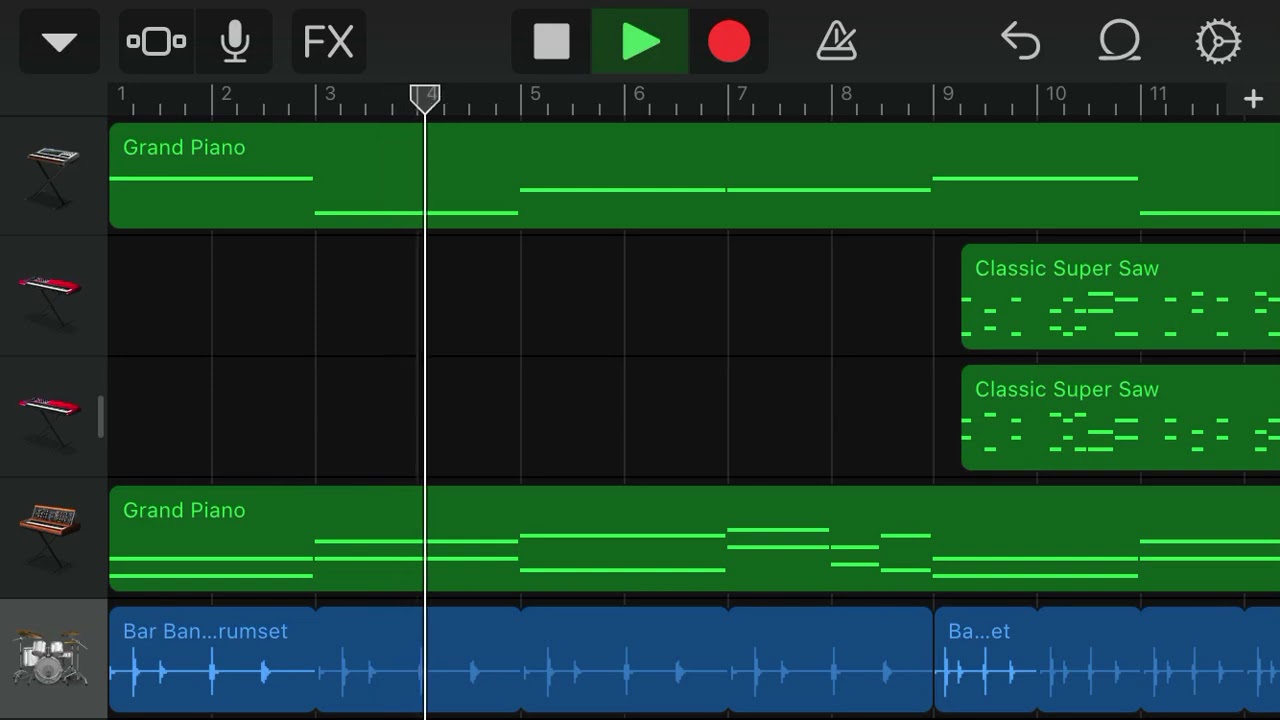 SSJ3 theme on GarageBand - YouTube