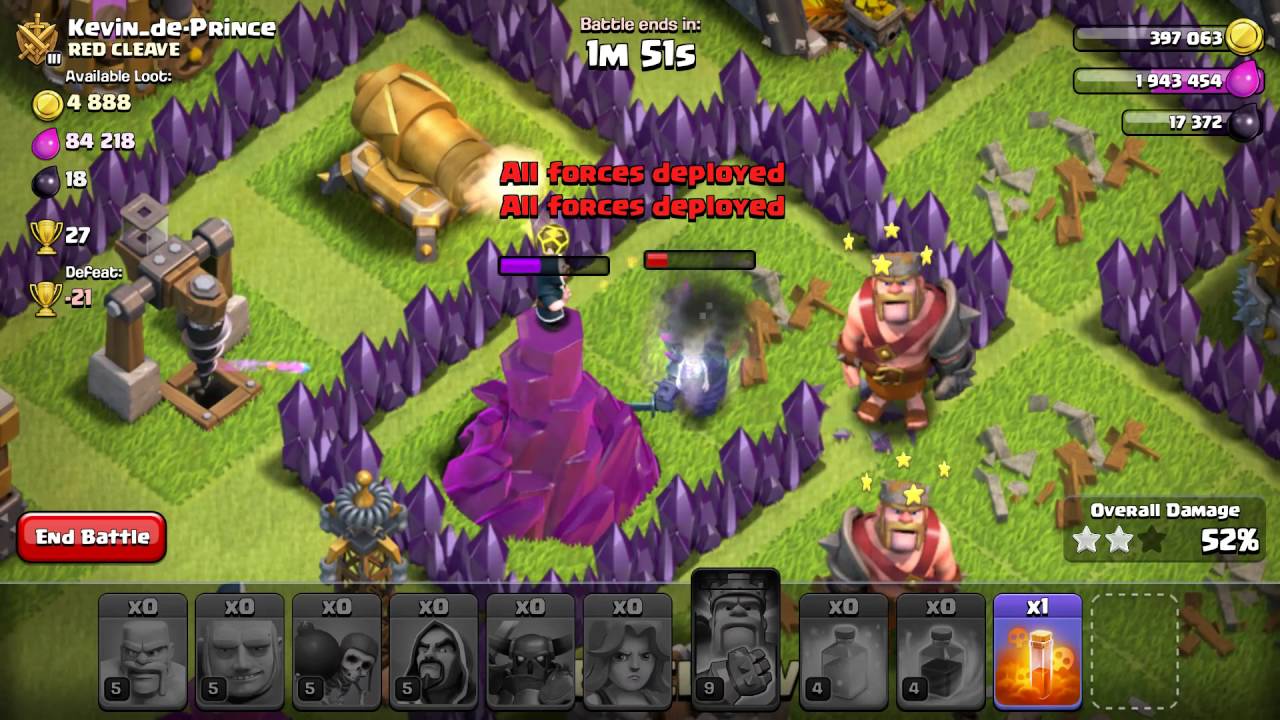 First coc game play - YouTube