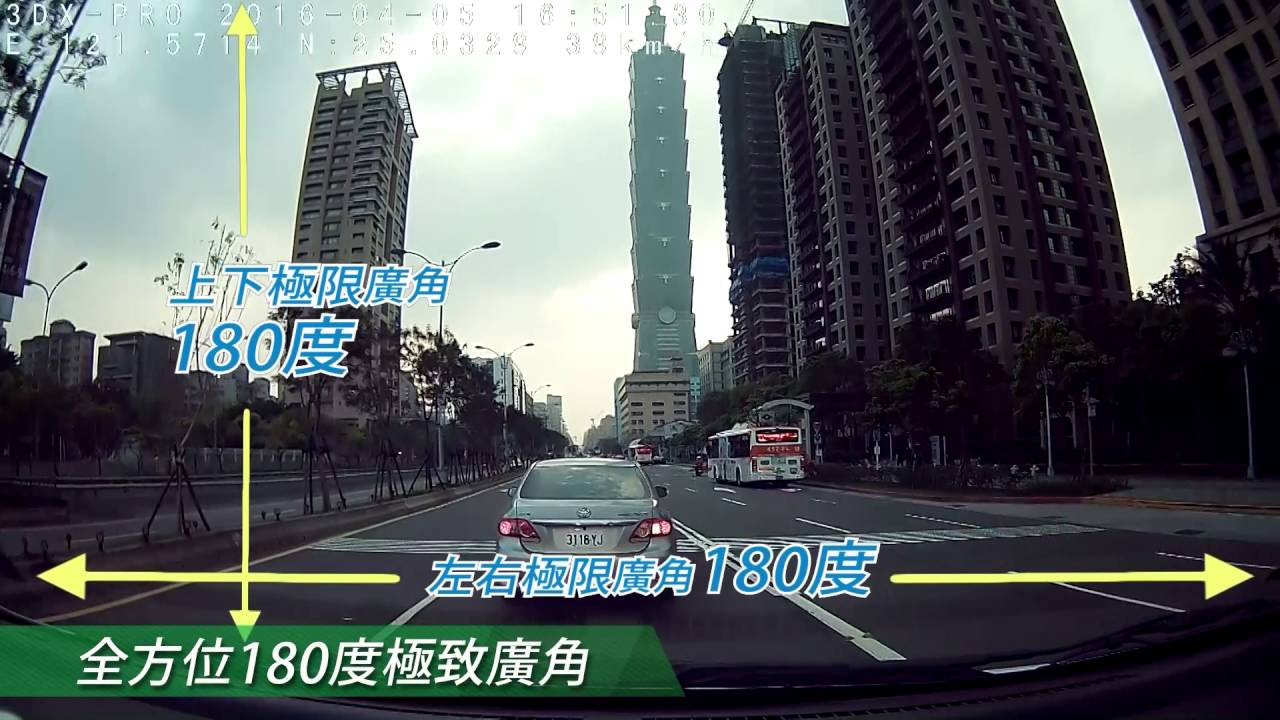 Trywin 3DX Pro 高畫質行車記錄器畫面 - YouTube