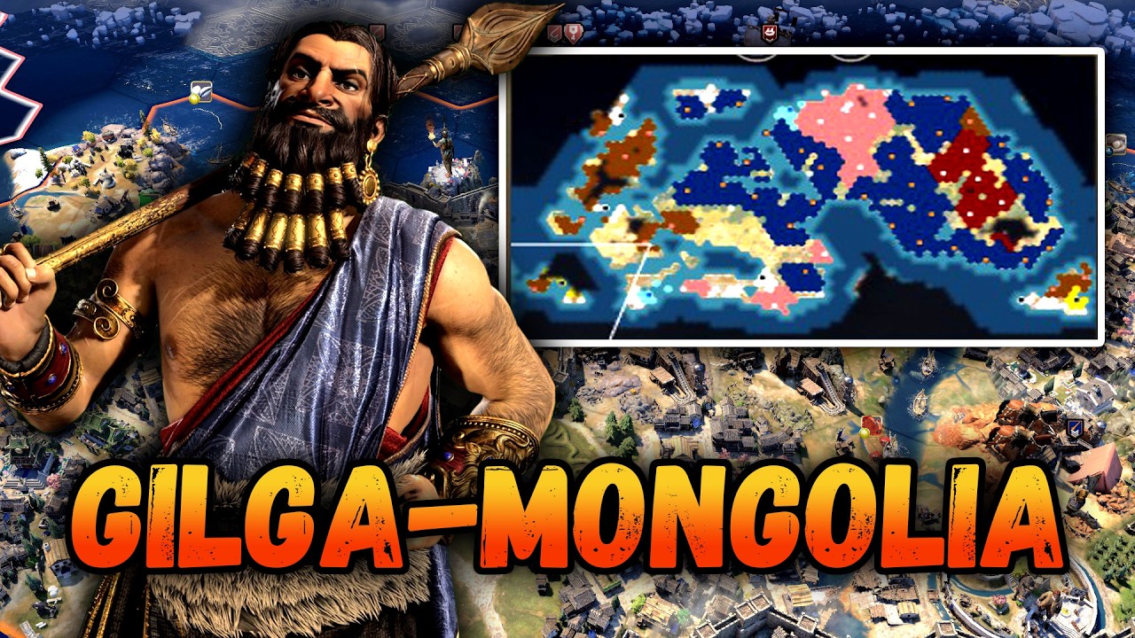 GILGA-MOGOLIA is a Superpowered Way to Take Over The Map! - Civ 7 ...