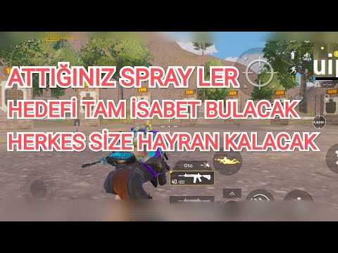İP GİBİ SPREY ATMA | HERKES HİLE DİYECEK | PUBG MOBİLE