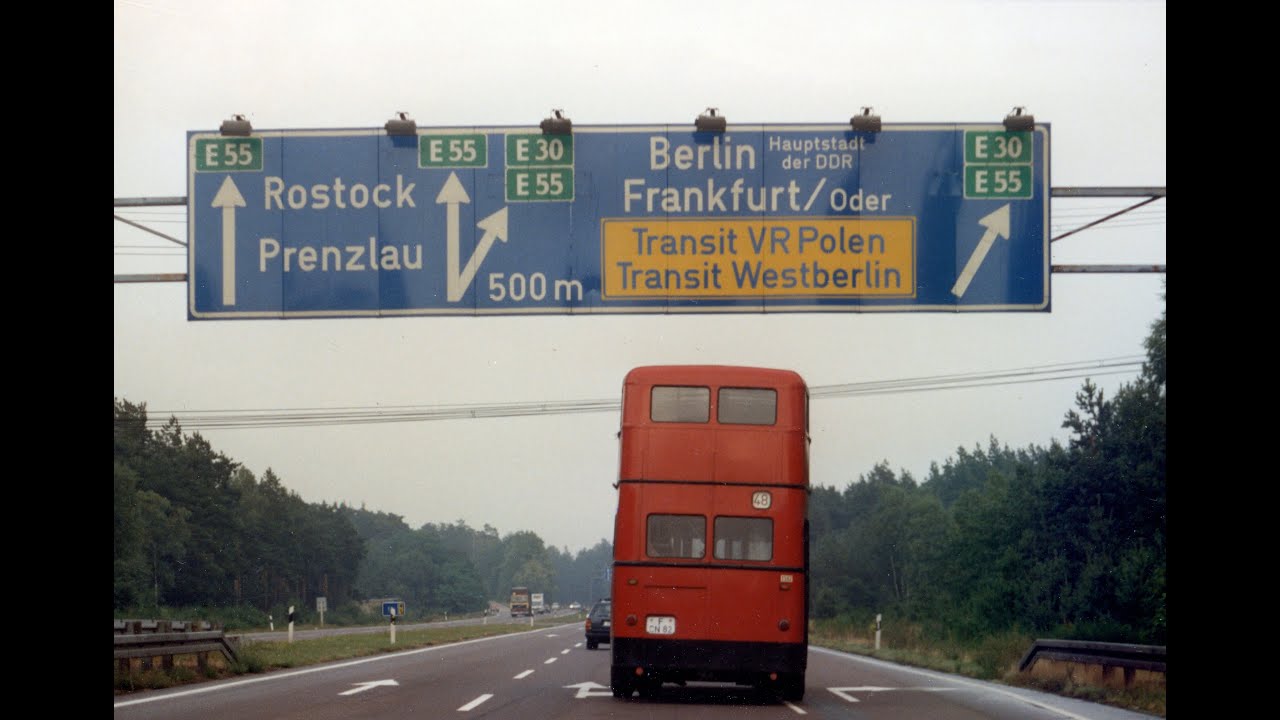 Transit West-Berlin - Überführung D2U 1382 nach Berlin durch die DDR ...