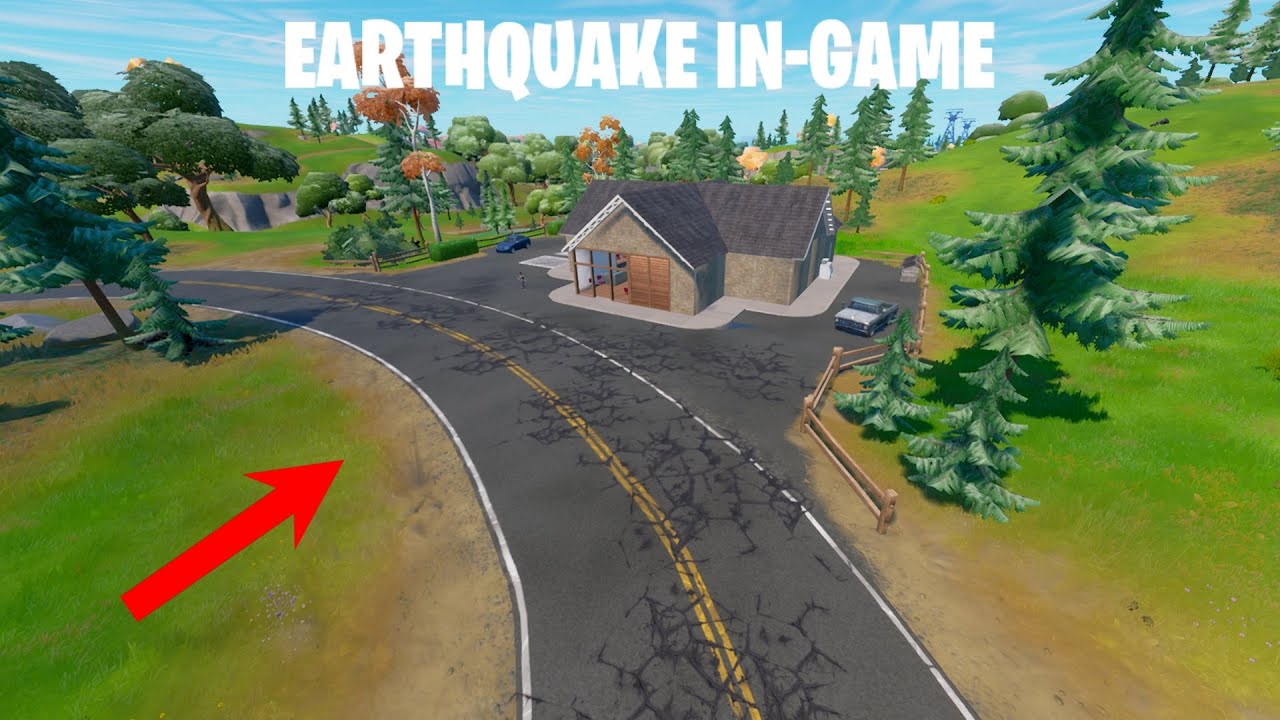 FORTNITE - EARTHQUAKE LIVE EVENT - COLLAPSING BUILDING - GAMEPLAY - YouTube