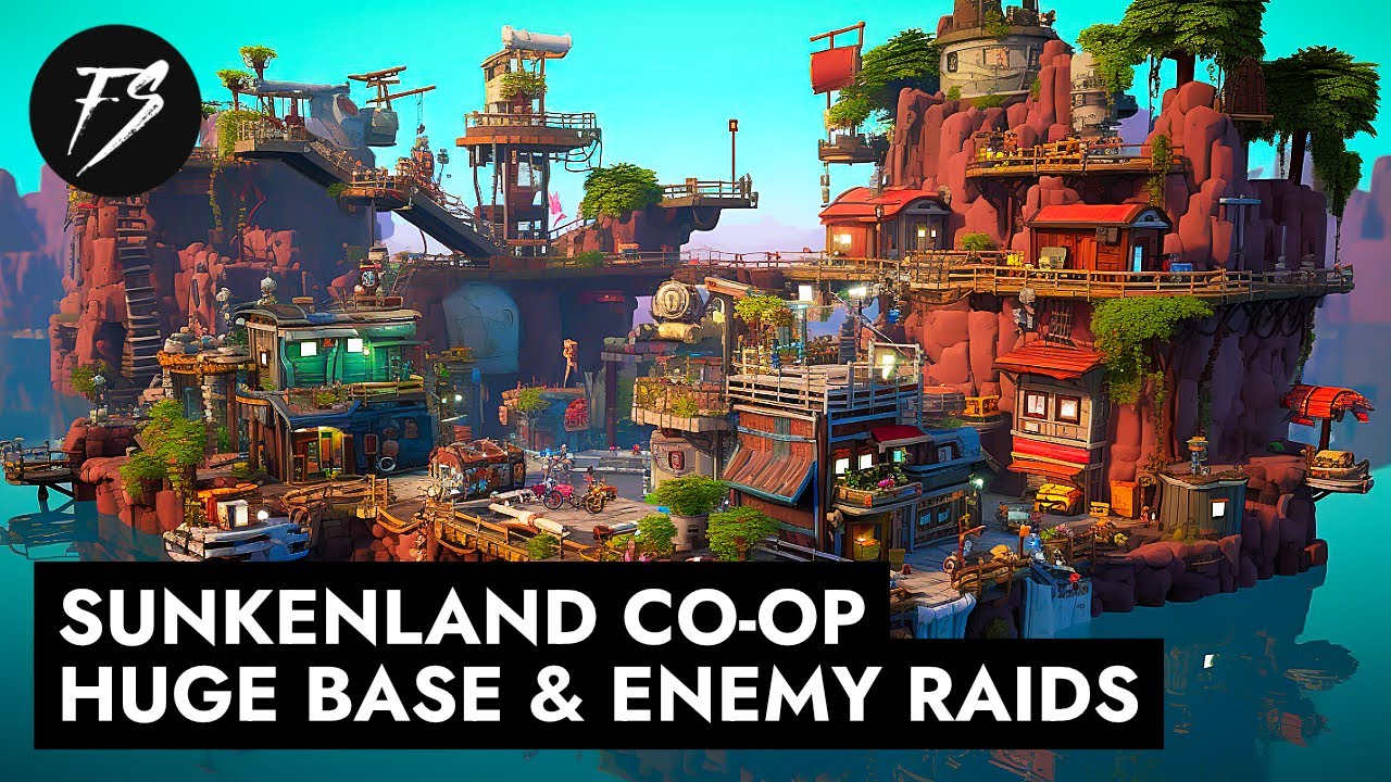 HUGE Base Building & DEADLY Base Raids | NEW Sunkenland Gameplay - YouTube