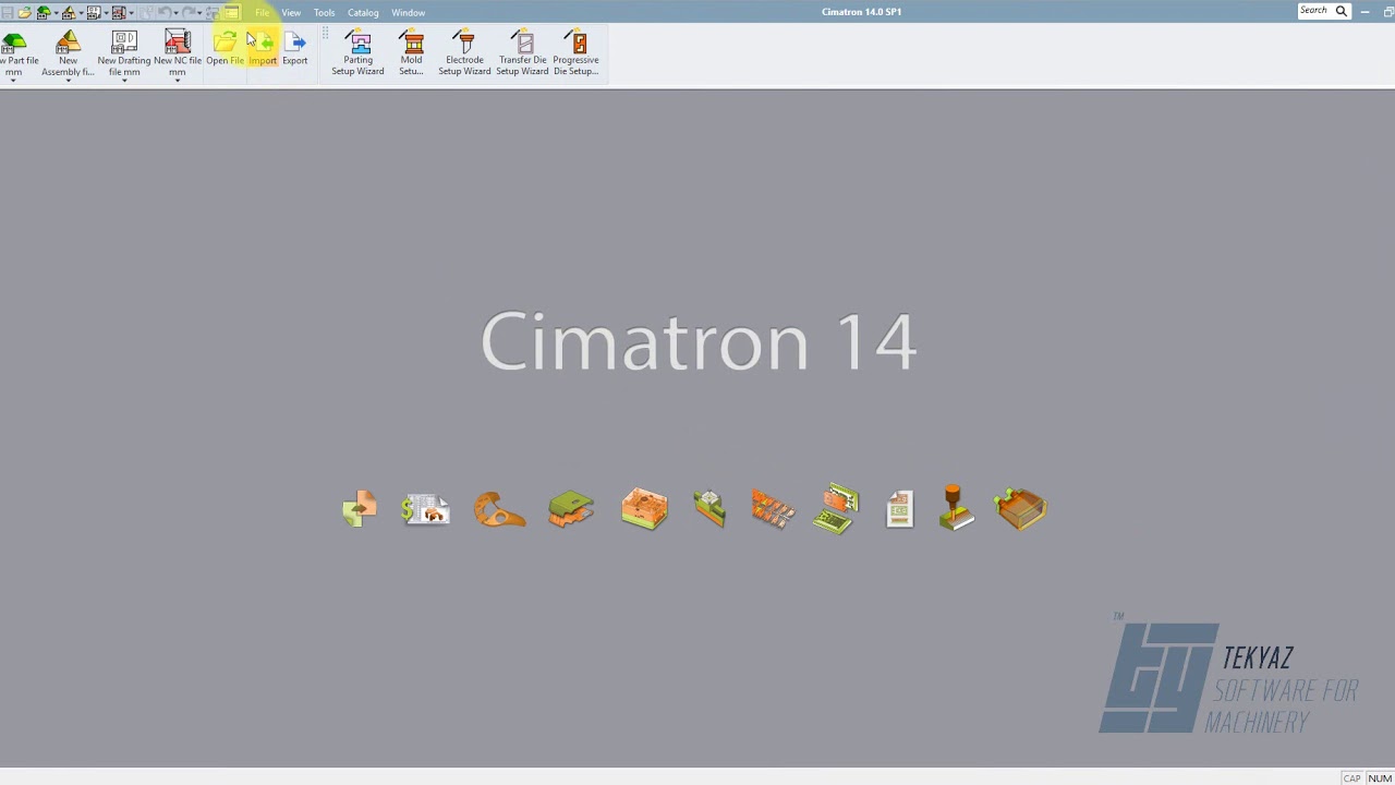 Cimatron 14 - Menü ve Komut İsimleri Aynı Olacak Şekilde Düzenlendi - YouTube