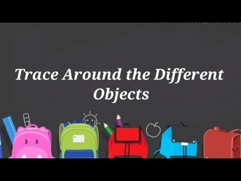 Trace Around the Different Object | Activity | - YouTube