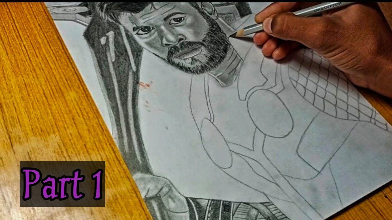 How To Draw Thor Step by Step😚😚 - YouTube