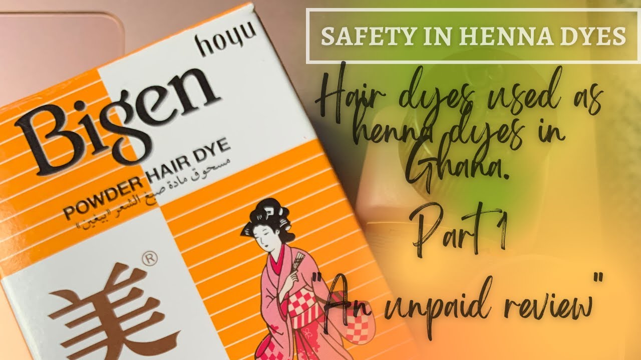 EP 1 || BIGEN HAIR DYE AS BLACK HENNA || Black Henna dyes in Ghana || # ...