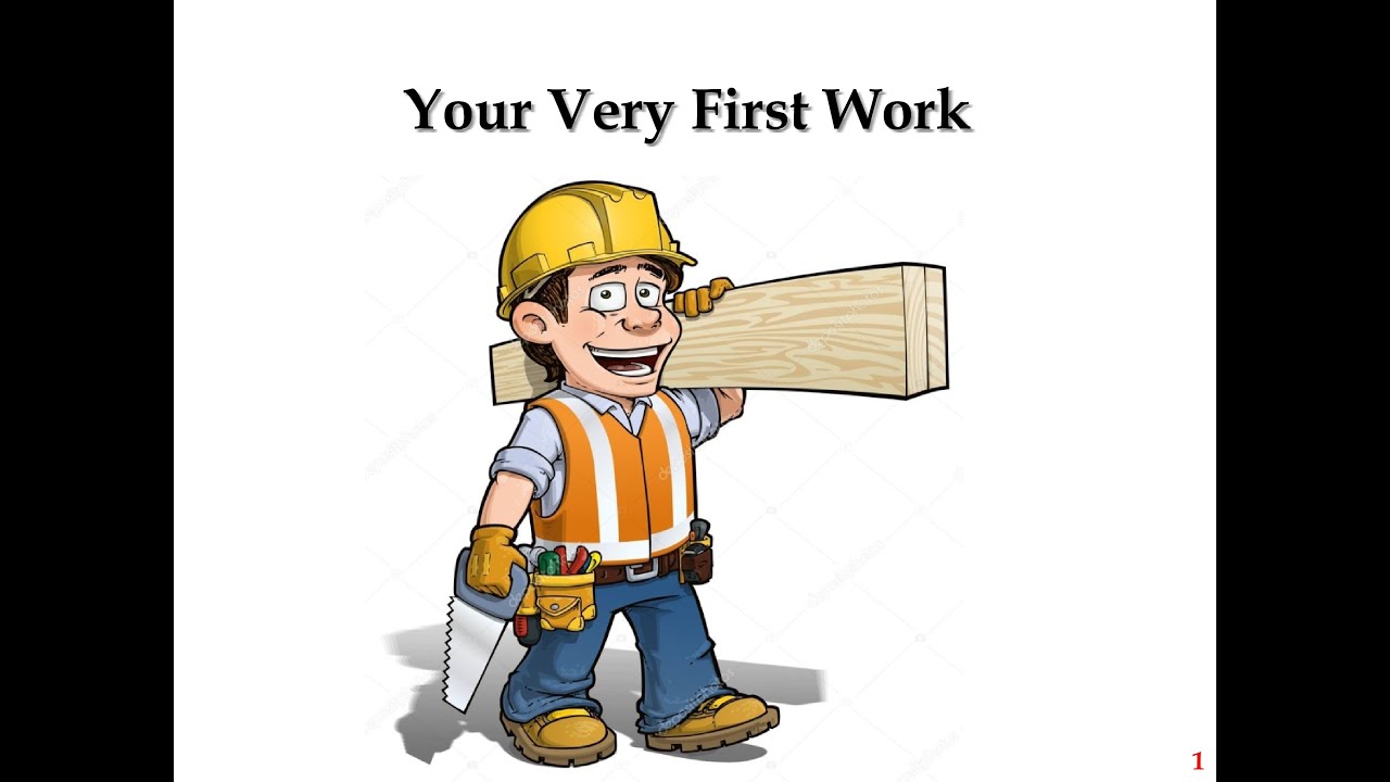 6. Your Very First Work - YouTube