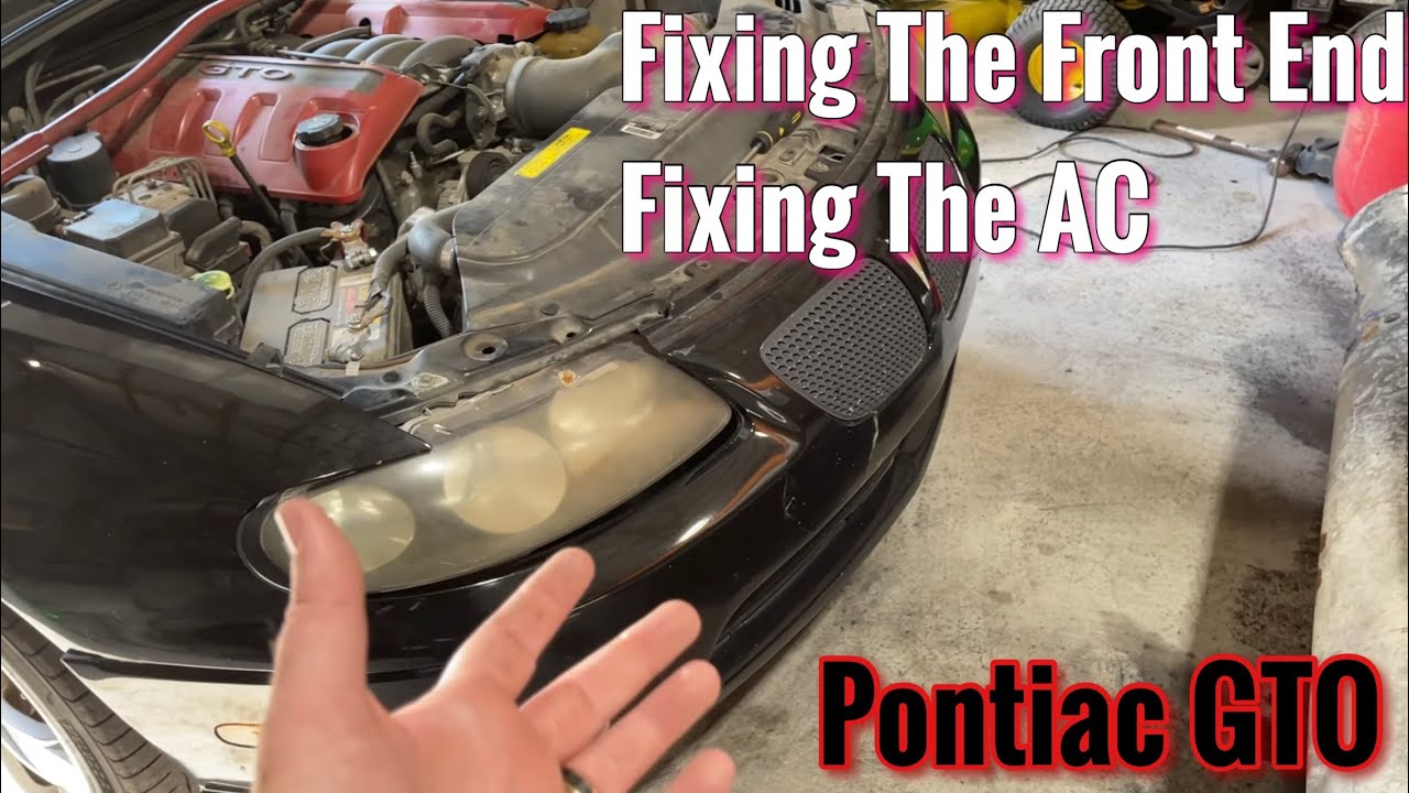 Tearing The Front End Off The @AutoAuctionRebuilds Pontiac GTO Fixing ...