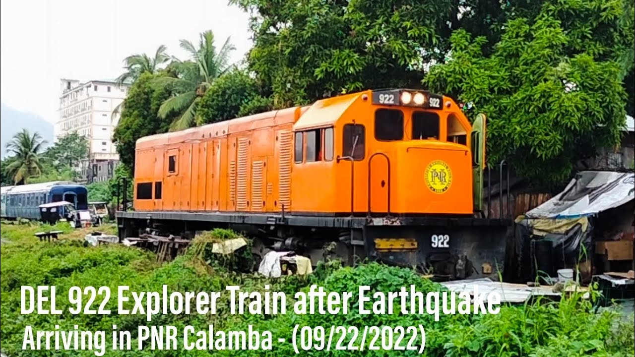 DEL 922 arrives in Calamba Station after Track Inspection after ...
