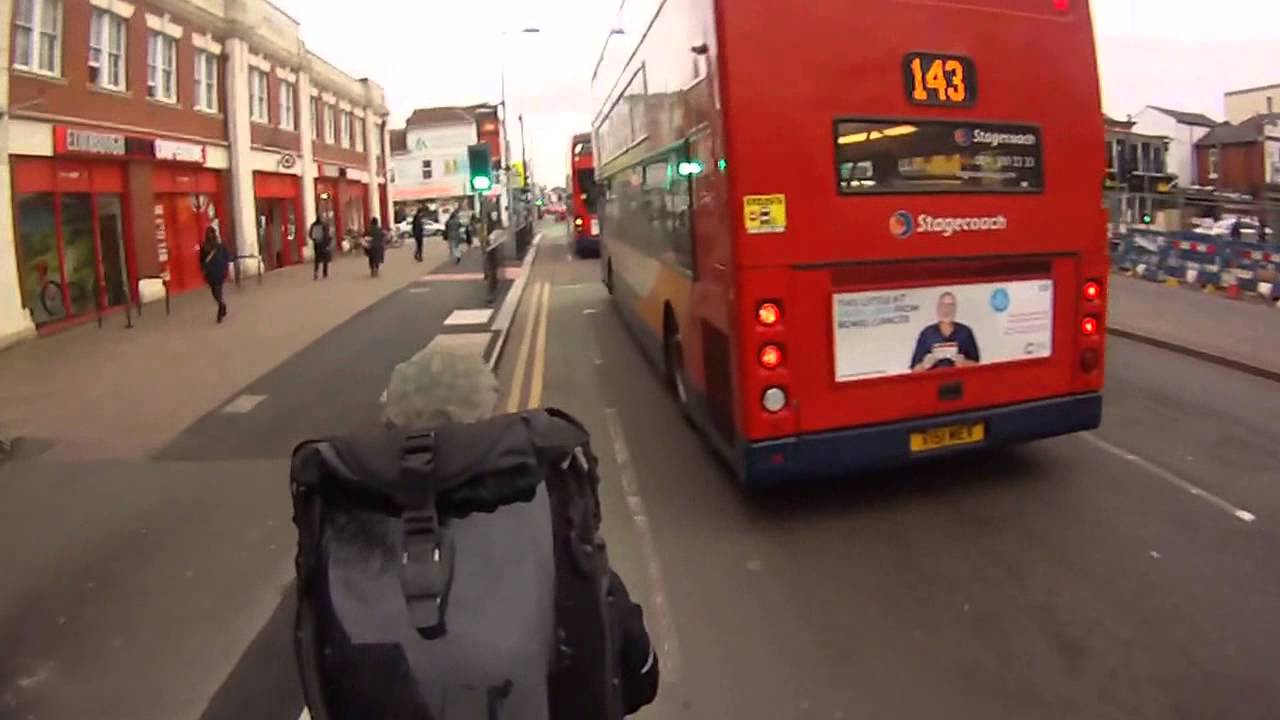 Manchester's Bodged Bus stop Bypass - YouTube